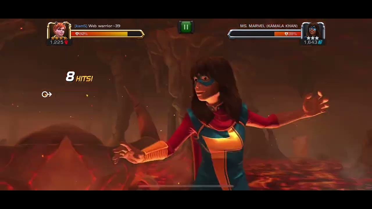 Marvel contest of champions (Ms.marvel vs squirrel girl) - YouTube