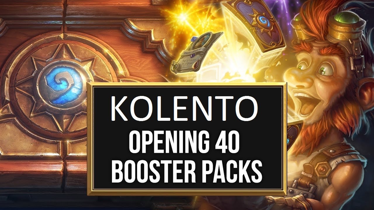 Hearthstone: Kolento checking card backs (40 packs opening) - YouTube