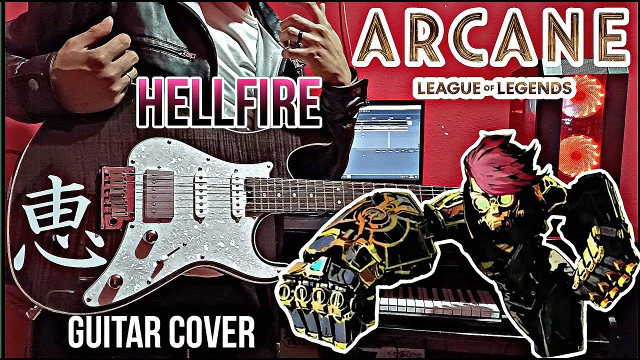 Hellfire - Fever 333 GUITAR COVER (Arcane Season 2 OST) Season 2 Episode 3 Opening Escene ...