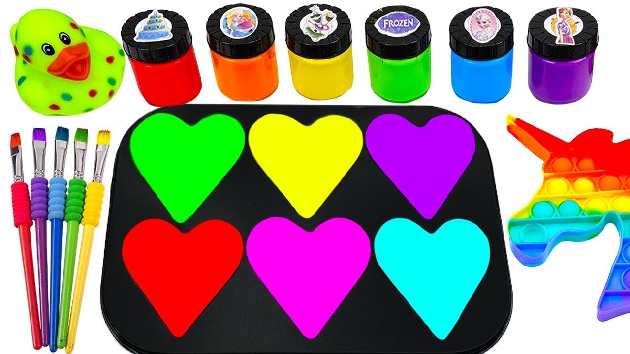 Satisfying Video Rainbow Mixing All Lollipop & Color Candy From 6 ...