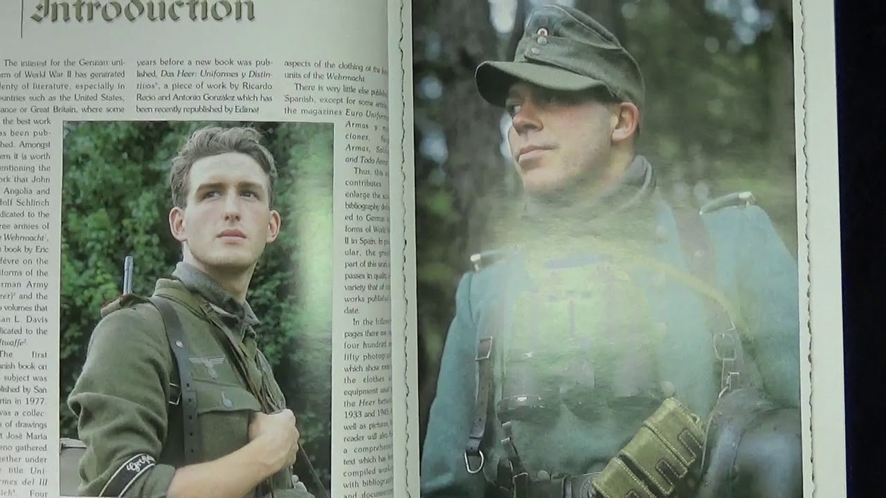 Bookmark - German Army Uniforms - Euro Uniforms - Book Review. - YouTube