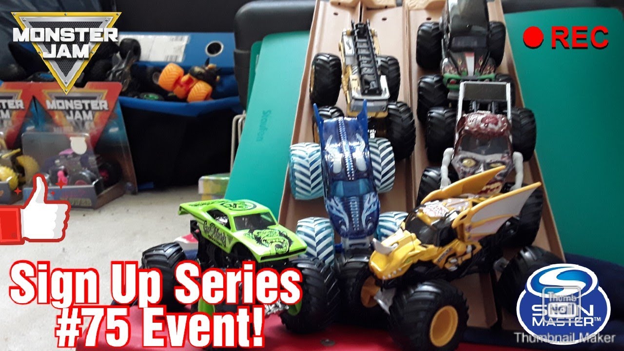 Monster Jam Sign Up Series #75 Event! - YouTube