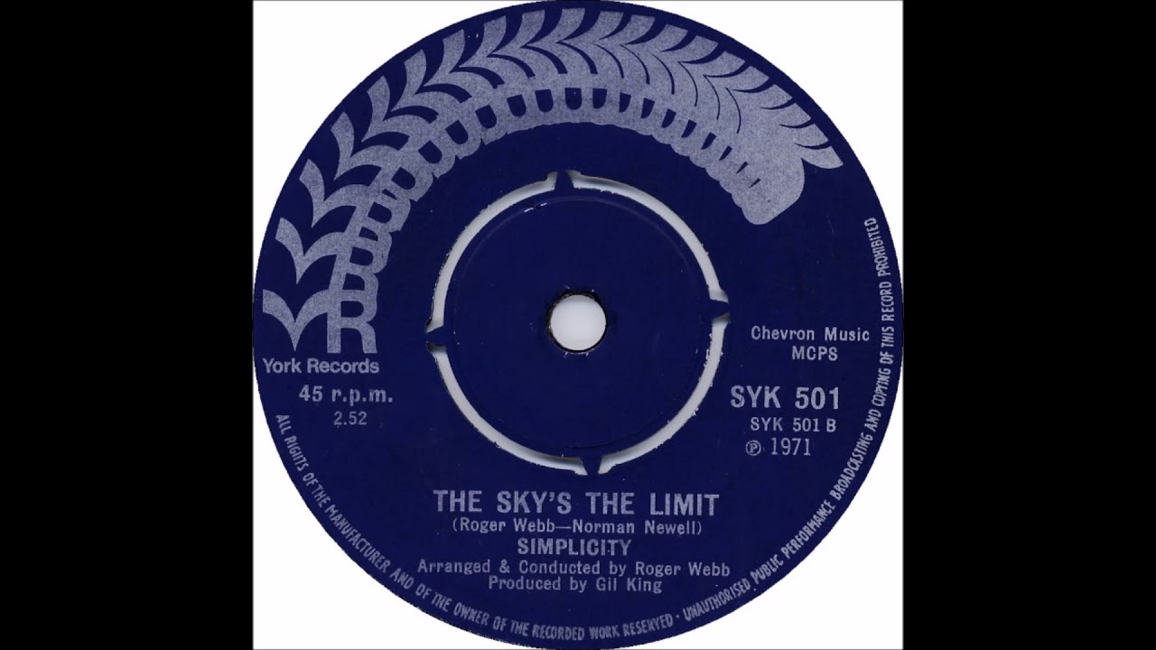 Simplicity * The Sky's The Limit Tv Theme * Roger Webb - YouTube
