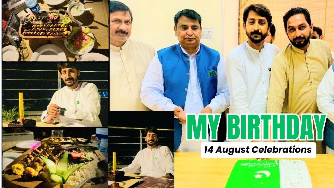 Celebrating My Birthday & Pakistan Independence Day Vlog!" - YouTube