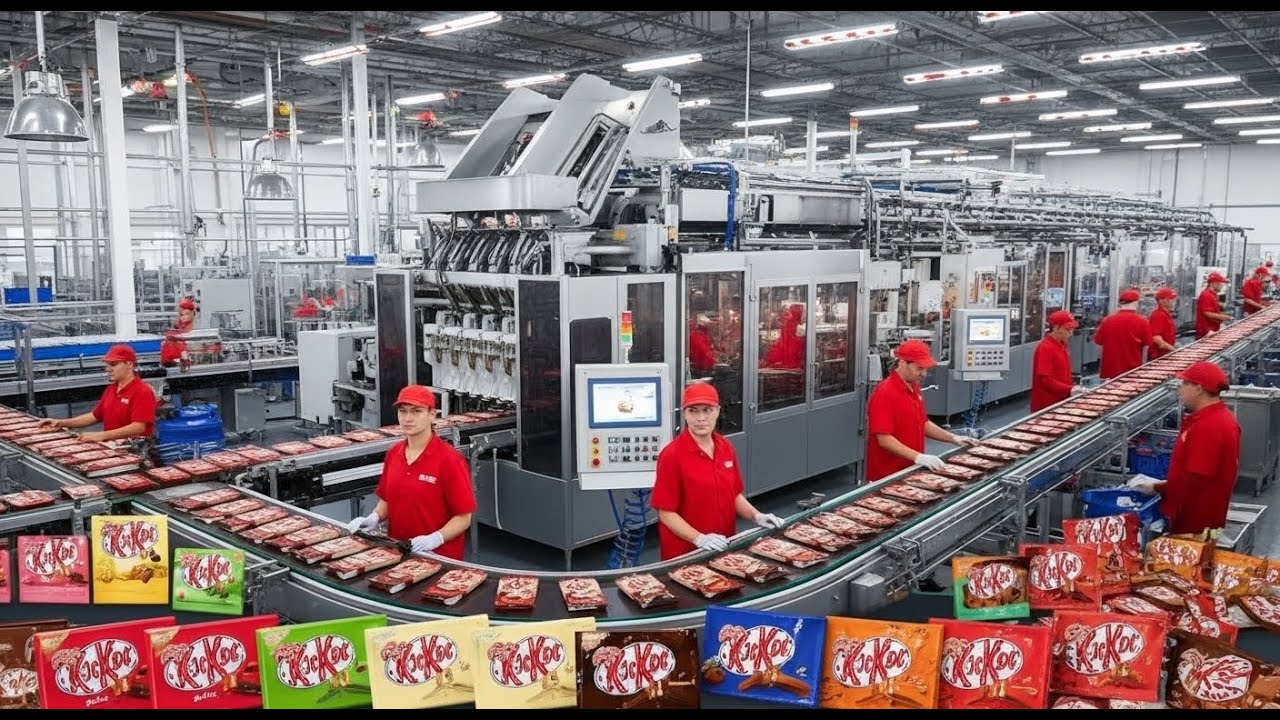 Inside the KitKat Production Line From Raw Ingredients to Crispy ...