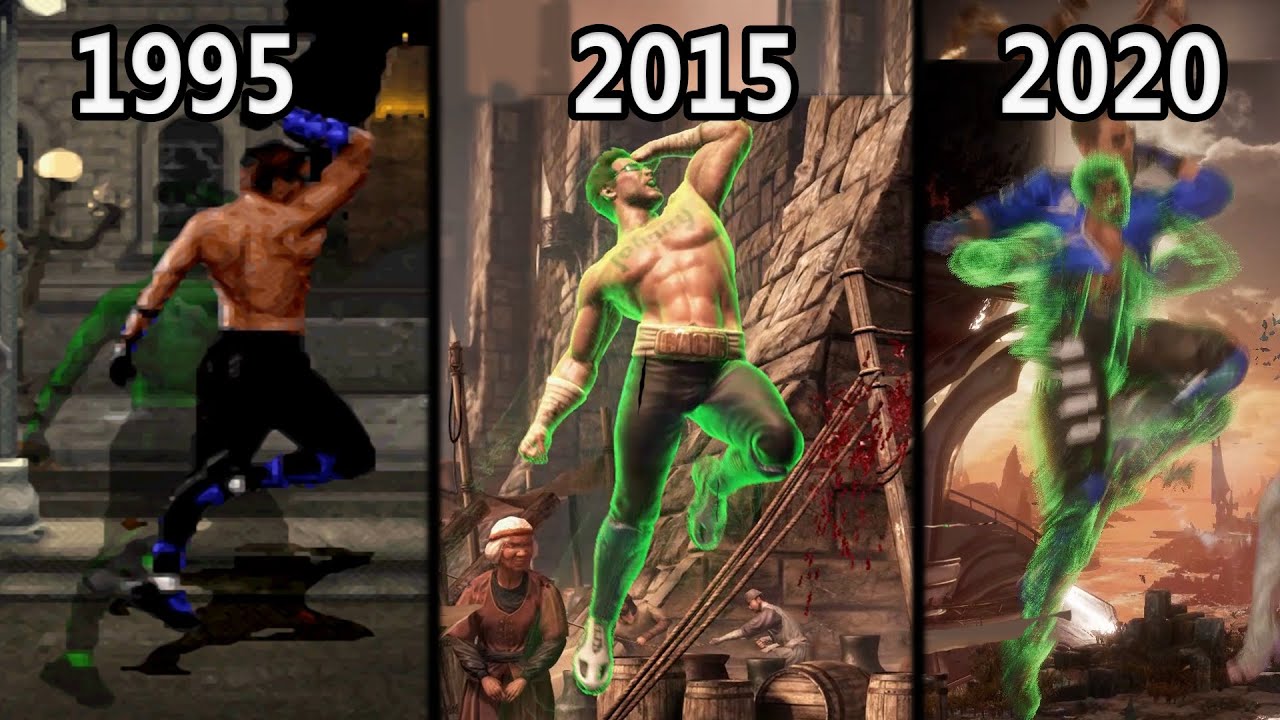 Evolution of Johnny Cage's Shadow Uppercut (1995-2020) - YouTube