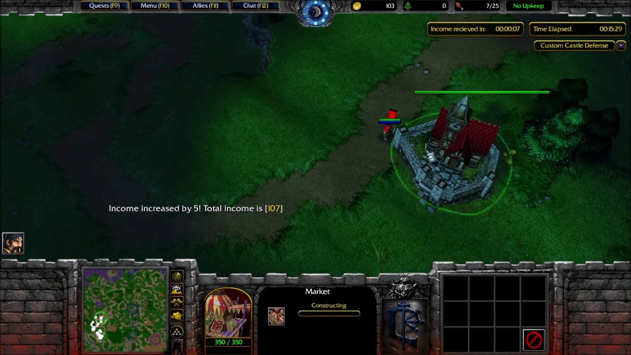 Custom Castle Defense! Warcraft Three Custom Games! - YouTube