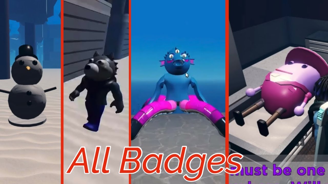 HOW TO GET ALL BADGES IN PIGGY: LUCELLA RP!! (Game By @Dogbon62) - YouTube