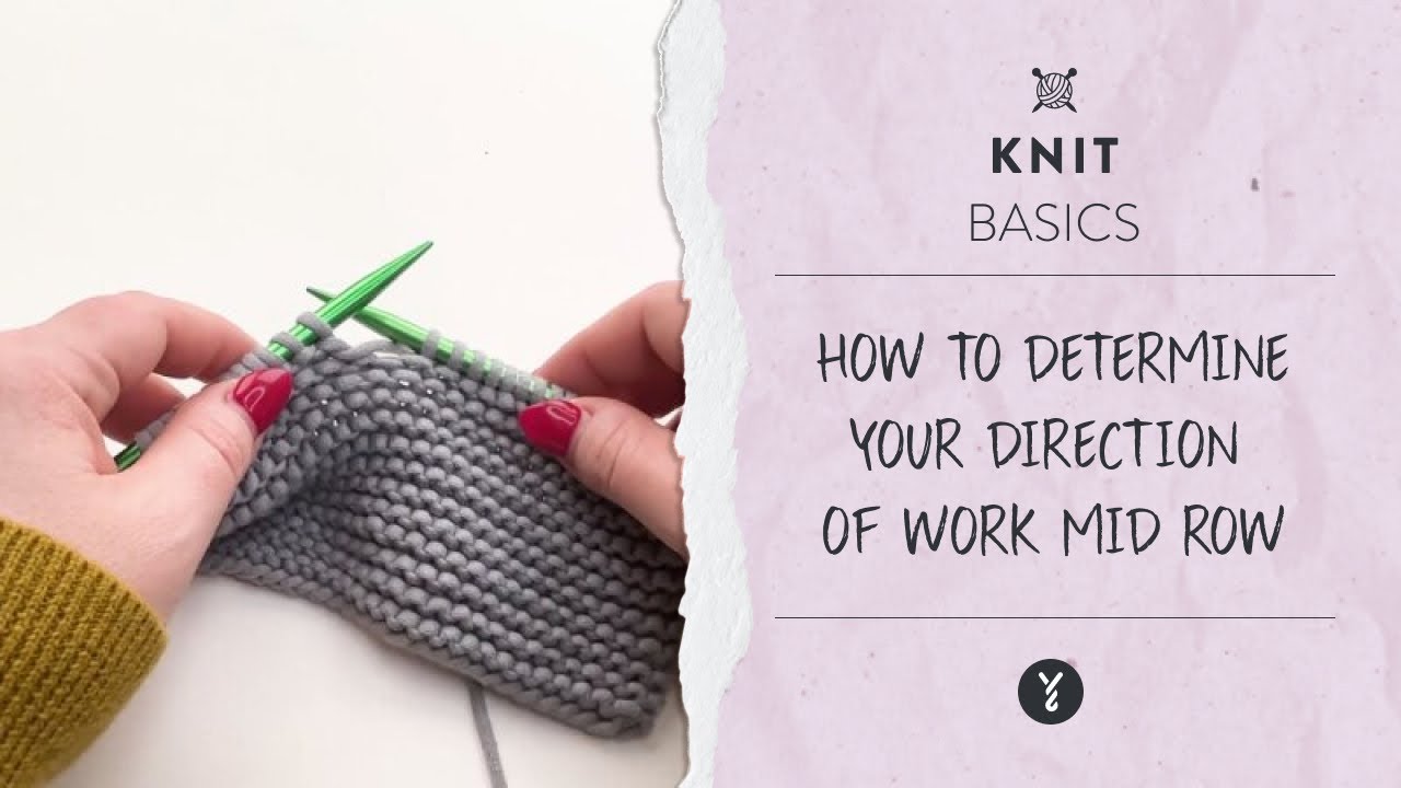 How to Determine Your Direction of Work Mid Row - YouTube