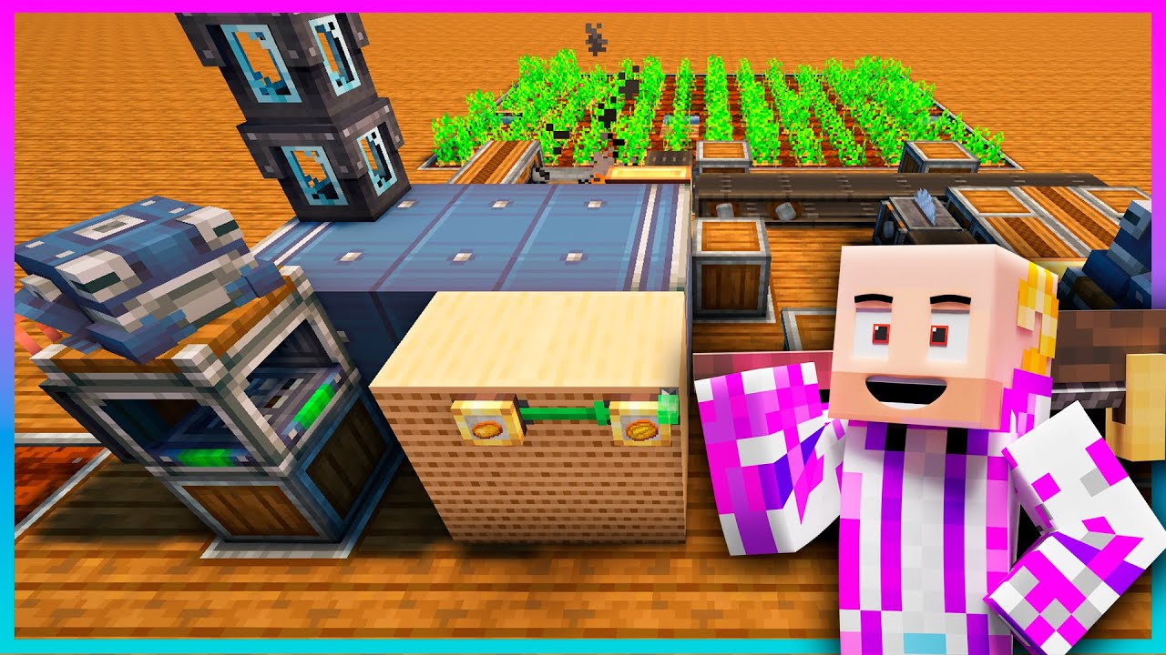 Granja automática de patatas cocidas mod Create para Minecraft 1.21.1 ...