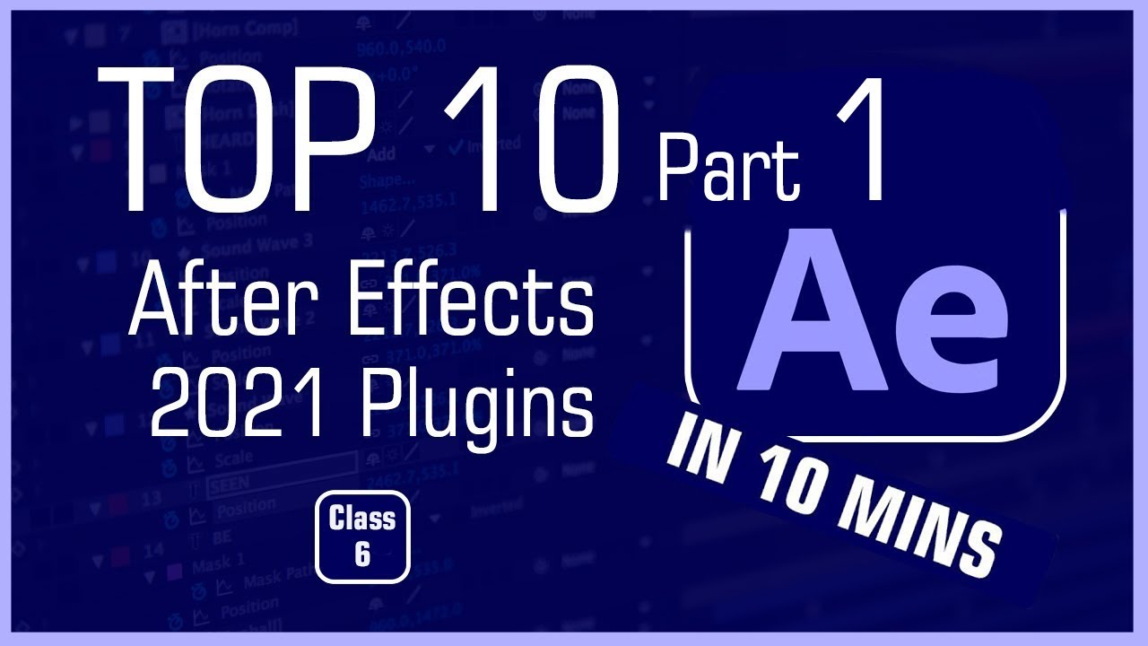 Top 10 Powerfull Plugins Part 1 for After Effects 2021 - YouTube