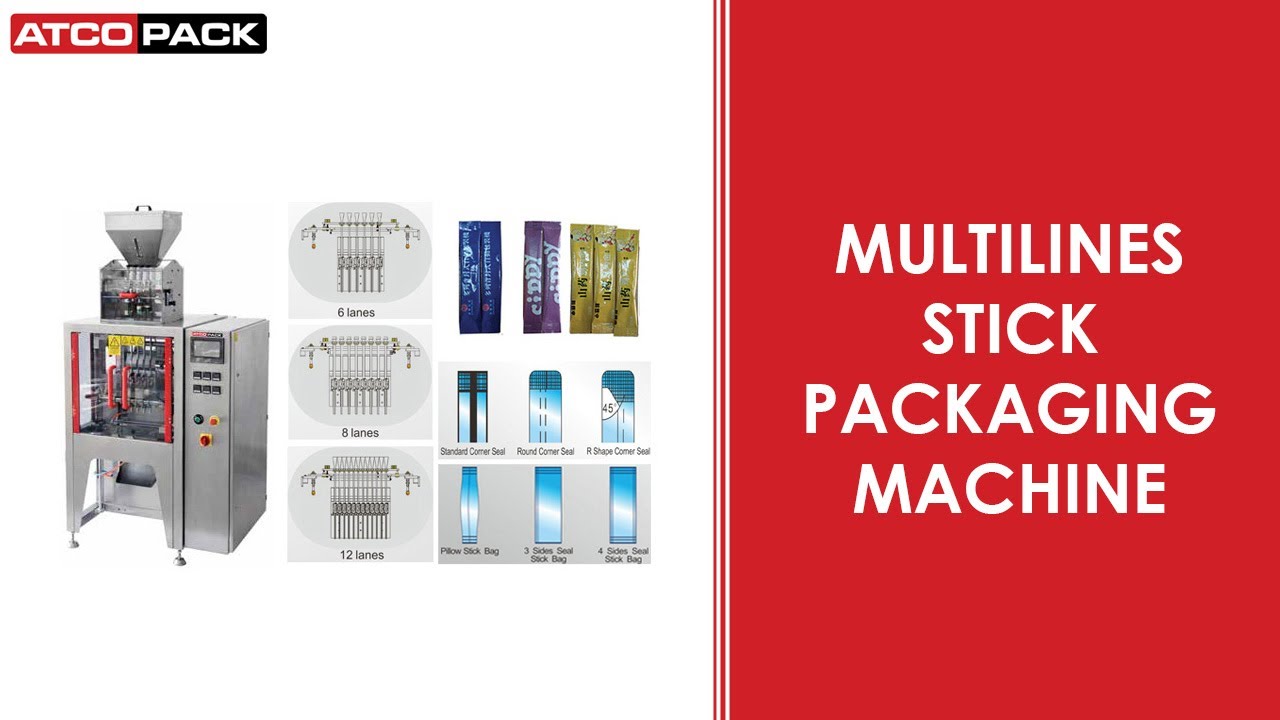 Multilines Stick Packaging Machine | ATCOPACK - YouTube