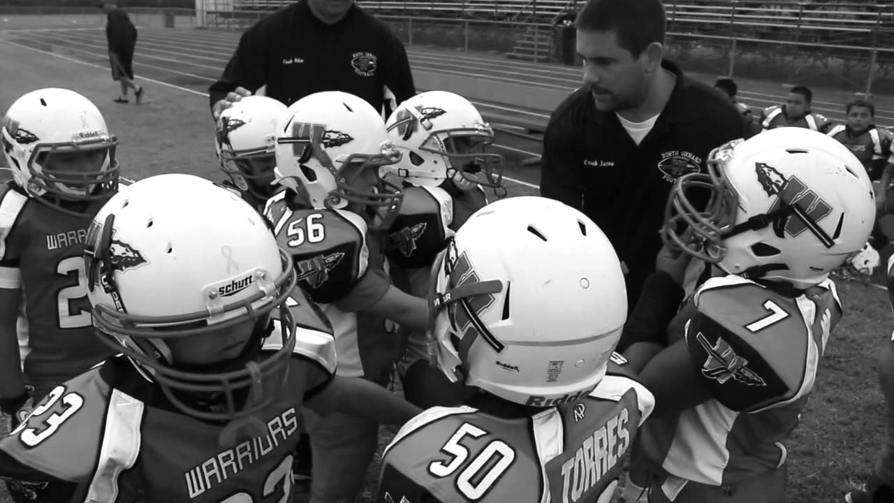 North Oxnard "WARRIORS" Pee Wee Black Football - YouTube