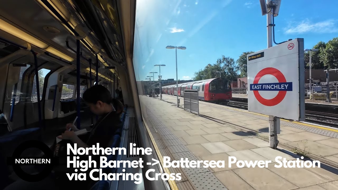 Northern line Full Journey (High Barnet - Battersea Power Station via ...