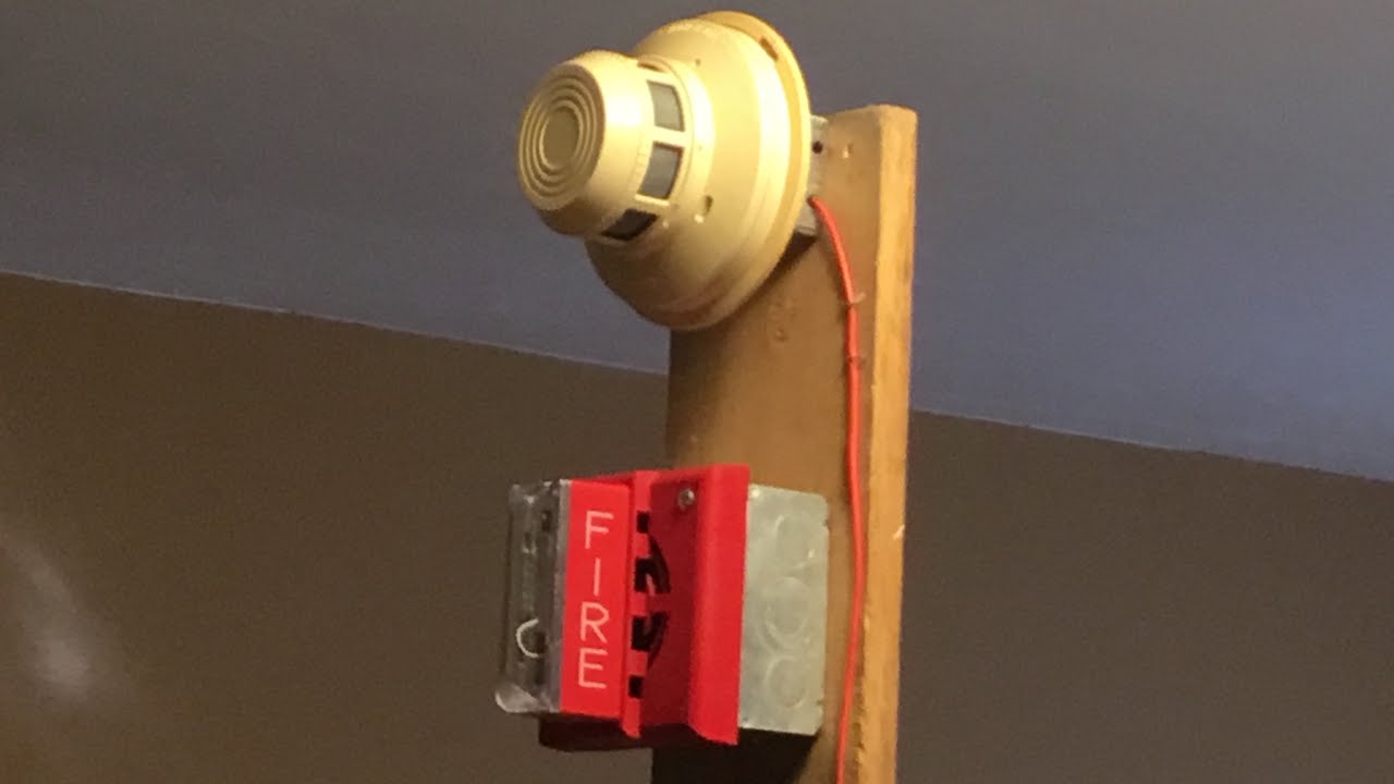 Fire Alarm System Test 15 | Gentex SHG and Mini Horn - YouTube