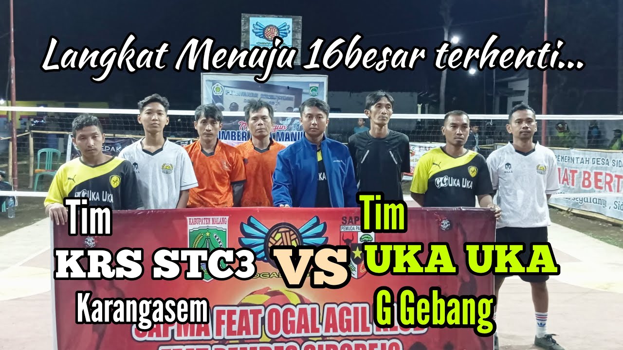 KRS STC3 vs UKA UKA gagal melangkah ke 16besar#caksandos#kabar#hiburan#sepaktakraw# ...