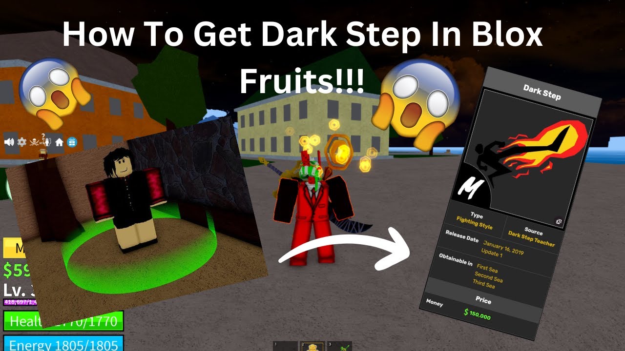 How to Get Dark Step - Blox Fruits - YouTube