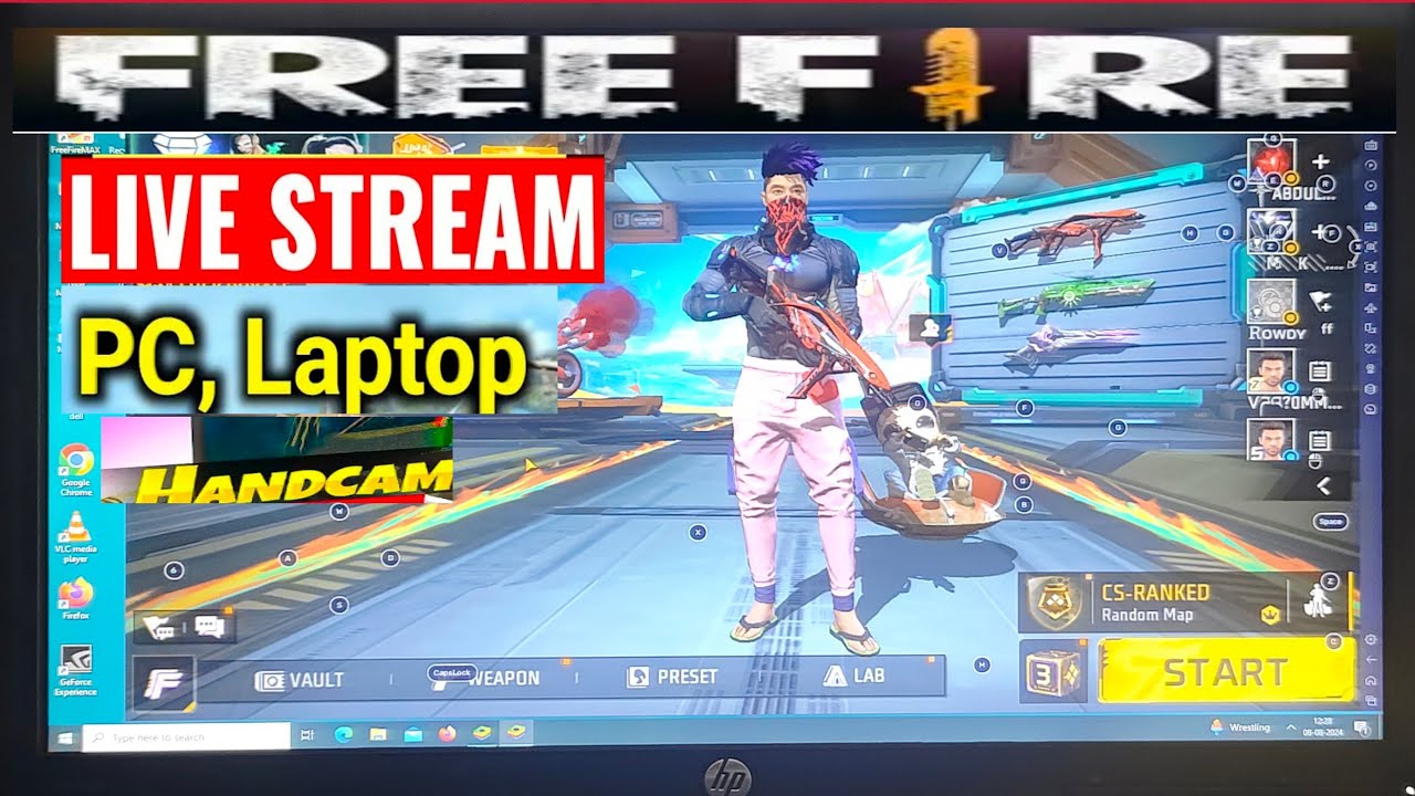 PRODUCTION GAMING FF is live! pc - YouTube