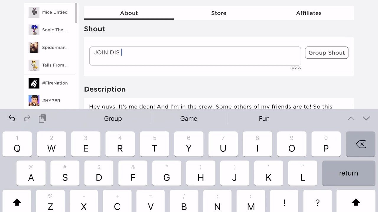JOIN DIS GROUP - YouTube