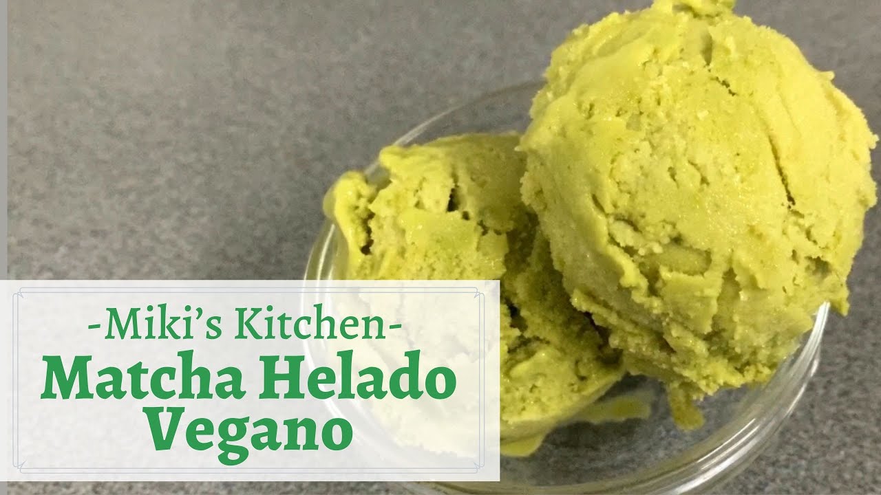 【Receta】Matcha Helado Vegano - YouTube