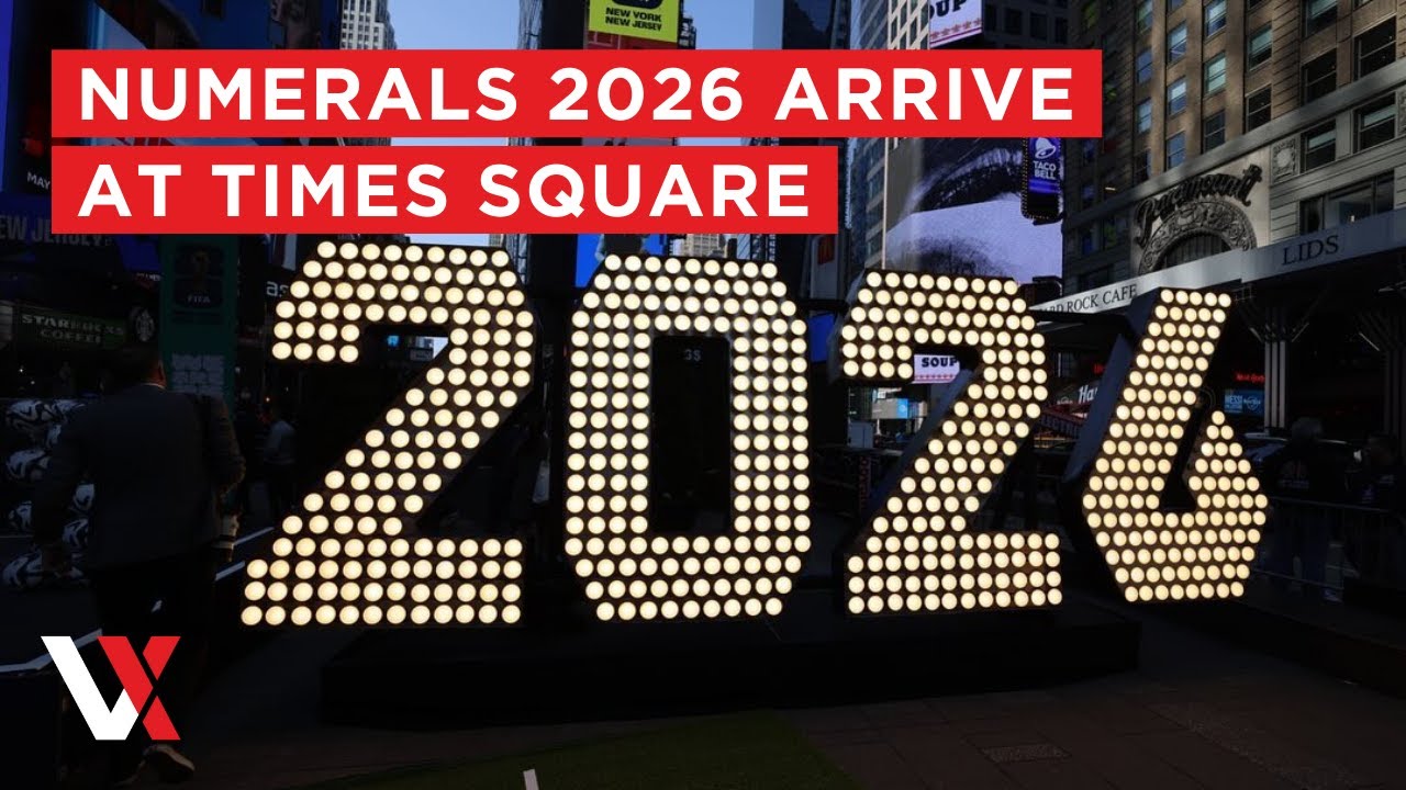 LIVE | 2026 Numerals Arrive In Times Square Ahead Of New Year’s Eve ...