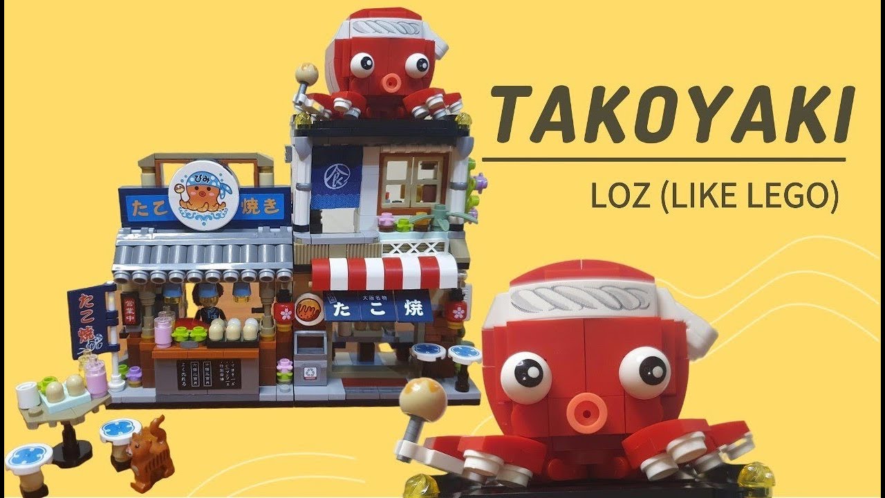 1218 Takoyaki Loz // Japanese Style Mini Restaurant - Fast Speed #lego ...