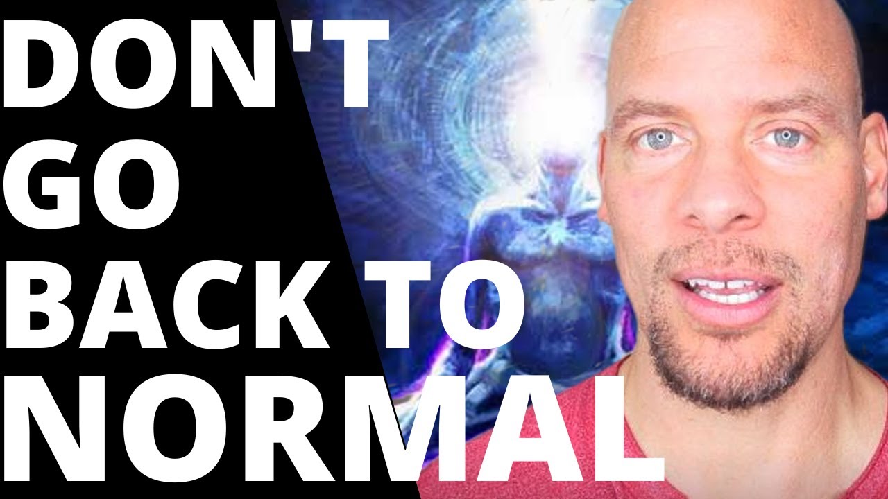 STOP WAITING FOR NORMAL (How to be present) - YouTube