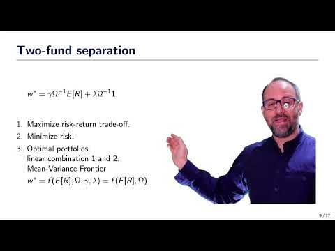 Mean Variance Portfolio Optimization - YouTube