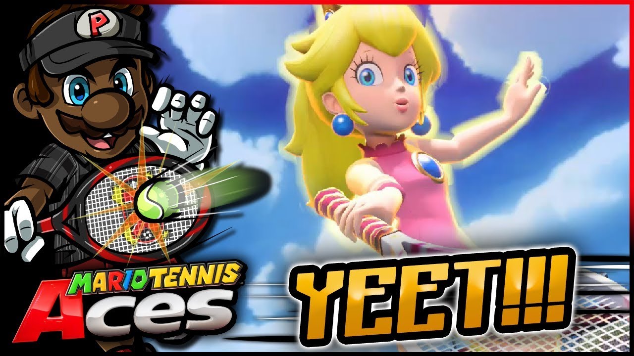YEET! | Mario Tennis Aces w/ @PKSparkxx! [#07 - Peach] - YouTube
