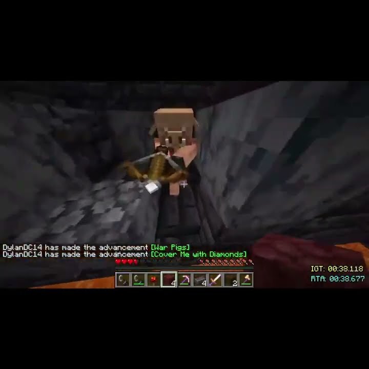 Full Netherite World Record Seed [1 minute 18s] - YouTube
