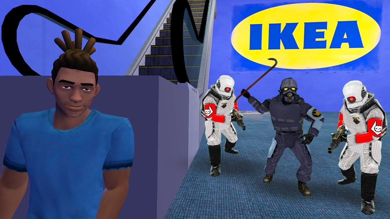 CACHE CACHE À IKEA !! GARRY'S MOD - YouTube