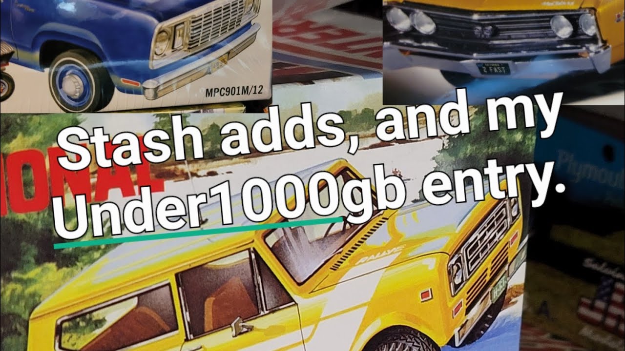 Stash adds, projects #under1000gb entry. Hosted by @mikesmodelshop ...