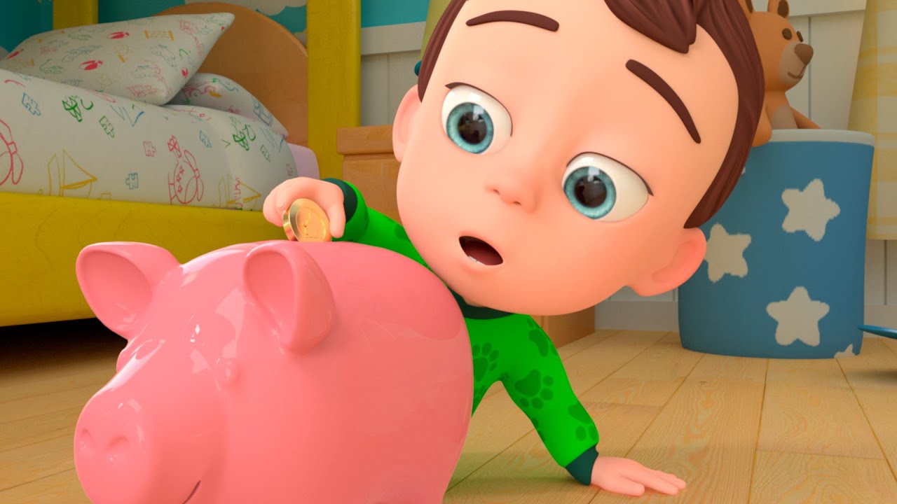 Piggy Bank | Saving Money and MORE Educational Nursery Rhymes & Kids ...