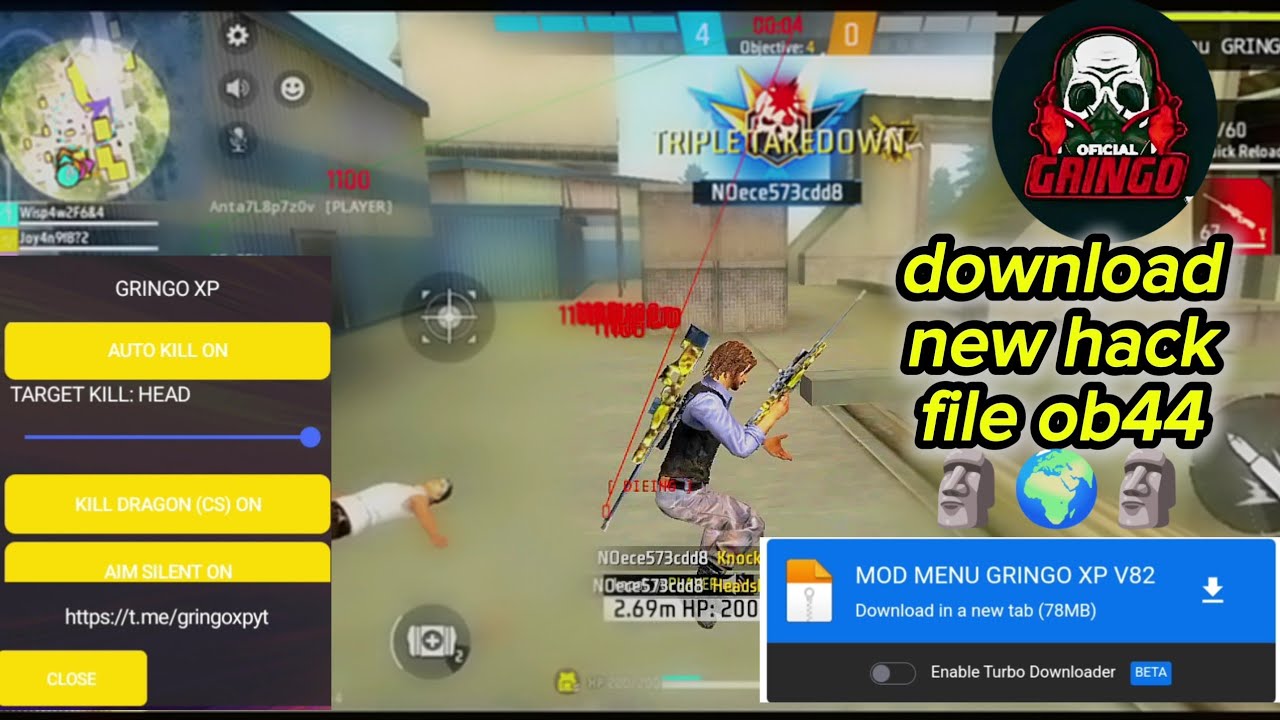 freefire auto headshot hack ob44 update #freefire #freefirehack #longvideo - YouTube