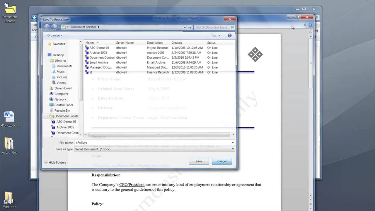 Importing files and folders into Document Locator document management ...