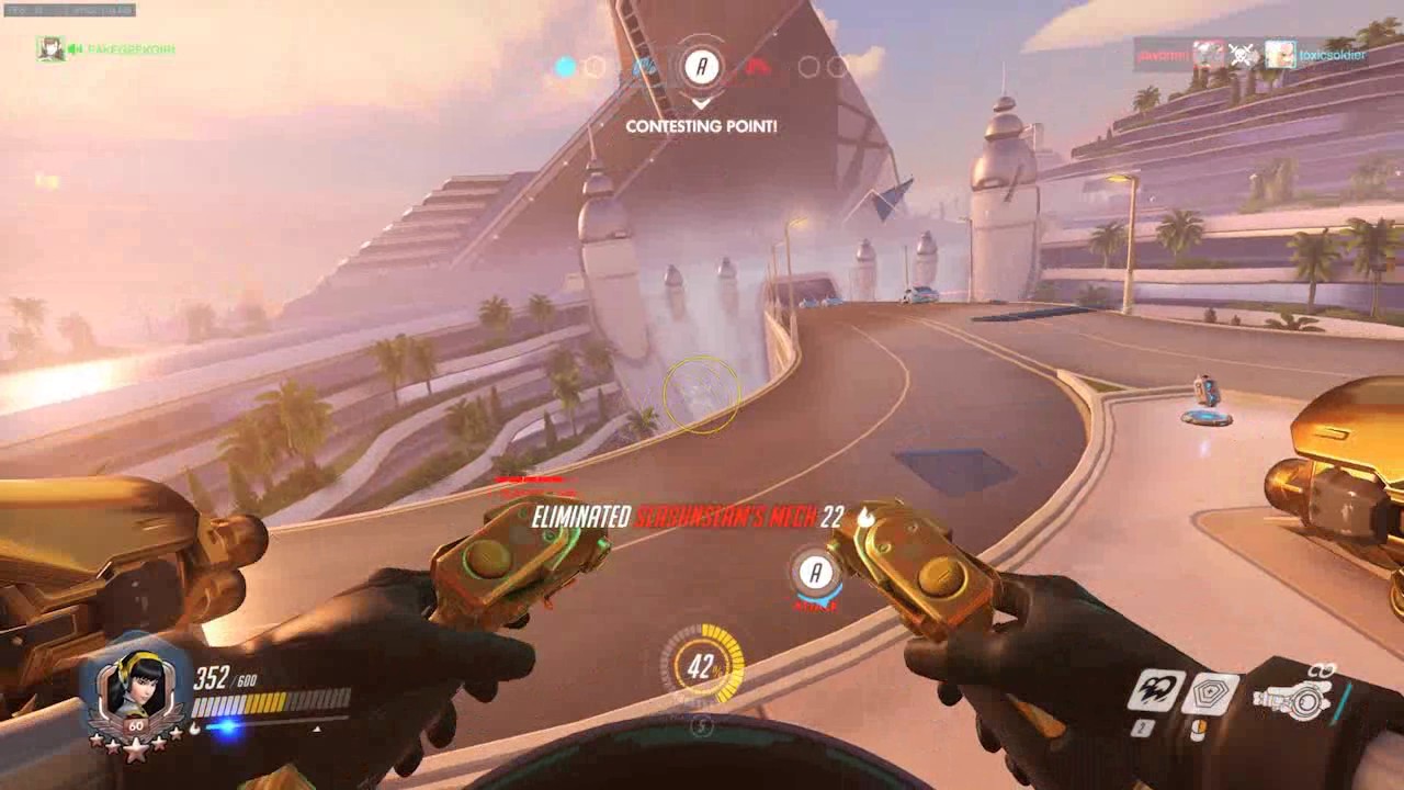 DVA gets run over by a car xD | Overwatch Shenanigans - YouTube