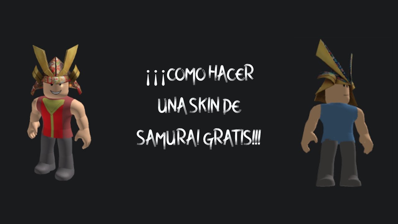 Skin de Samurai GRATIS en ROBLOX!!! - YouTube