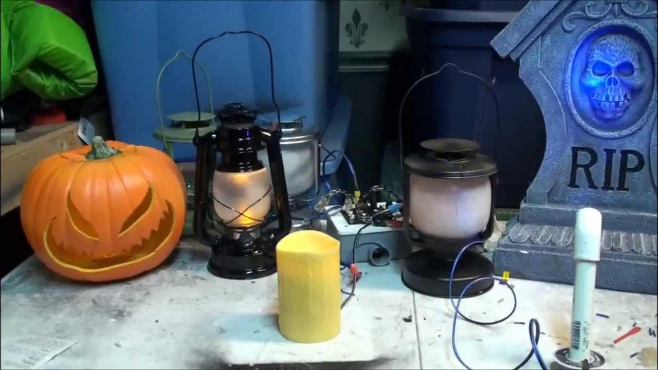 DIY Halloween LED Light System - YouTube