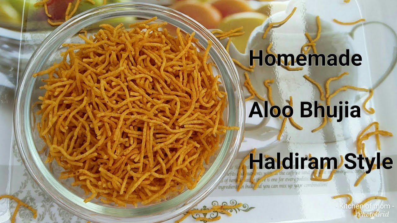 Aloo Bhujia || Namkeen Sev with aloo || Potato Sev recipe - YouTube