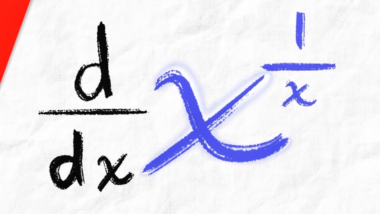 Derivative Of X 1 x With Logarithmic Differentiation Calculus 1 derivative-of-x-1-x-with-logarithmic-differentiation-calculus-1