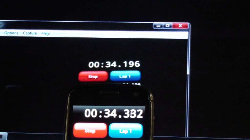 USB latency test for PS3 eyecam - YouTube