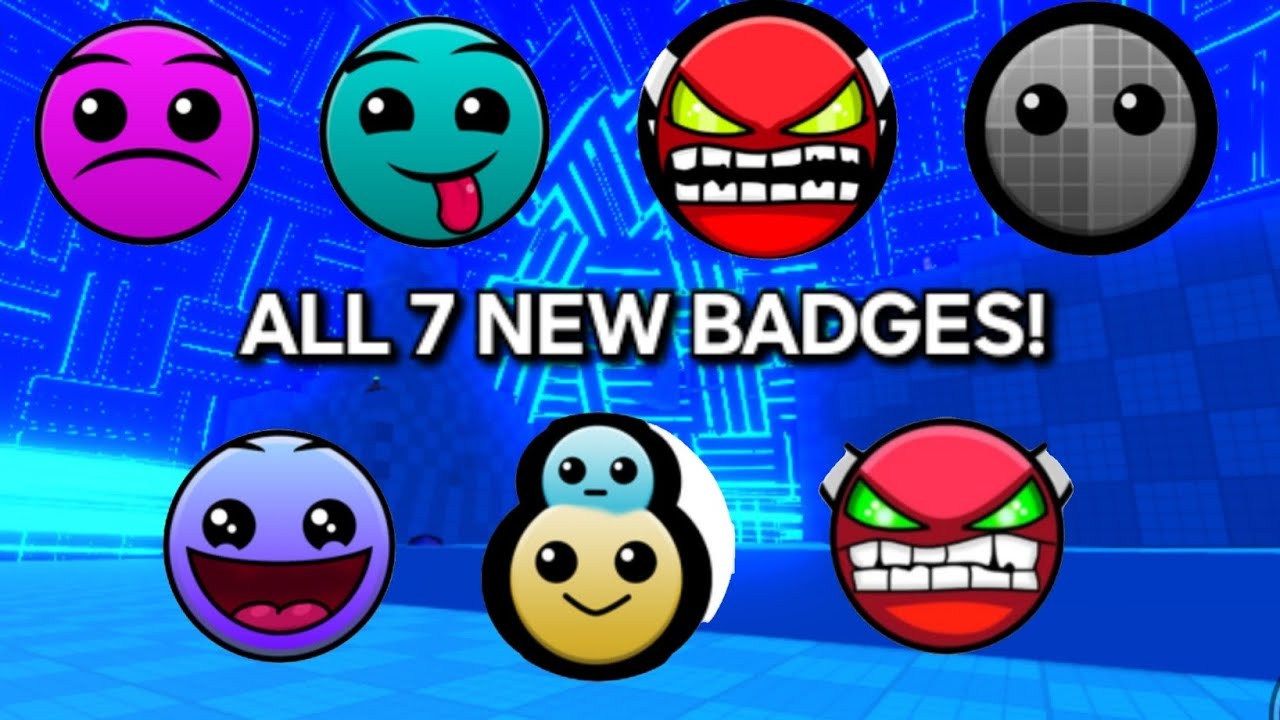 How to get all 7 new badges in find the geometry dash difficulties (131 ...
