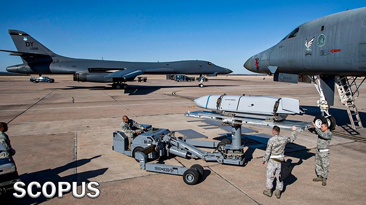 Russia-US Tension: US begins loading B-1B ammunition for deployment to ...