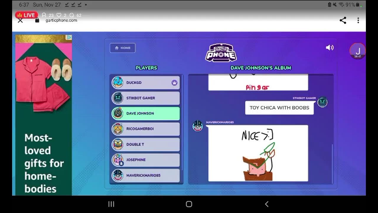 let's play gartic phone 2 - YouTube