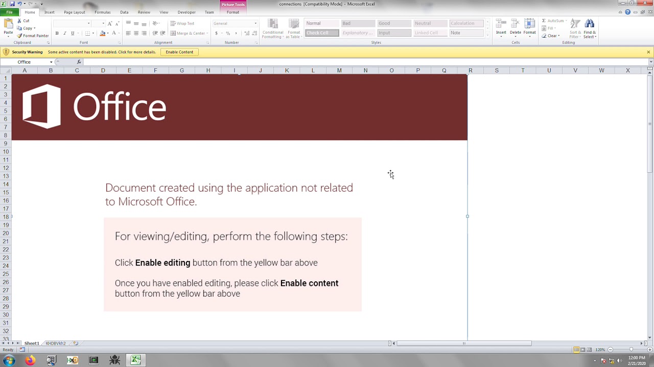 Excel Document Uses External Data Connection For Next Stage Payload excel-document-uses-external-data-connection-for-next-stage-payload