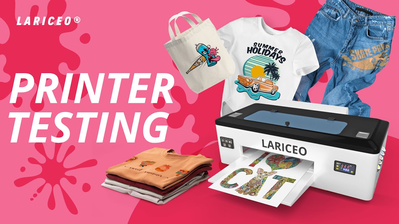 A3 L1800 DTF PRINTER VIDEO TUTORIALS - PRINTER TESTING - YouTube