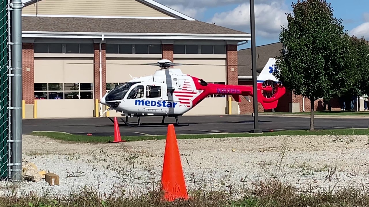 Eurocopter EC-135 startup and takeoff - YouTube