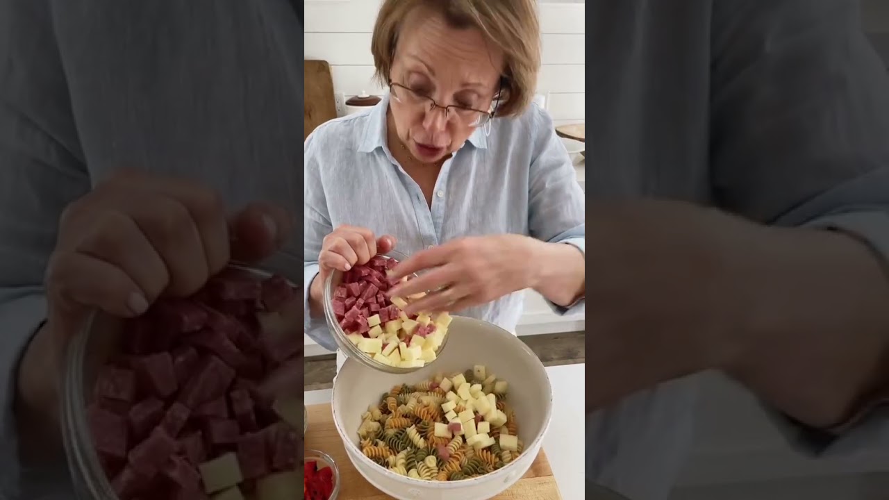 Deconstructed Italian Sub Pasta (Antipasto) Salad - YouTube