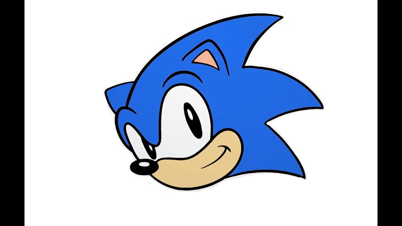 How to draw SONIC, step by step, EASY!! art for kids! Try and see ...