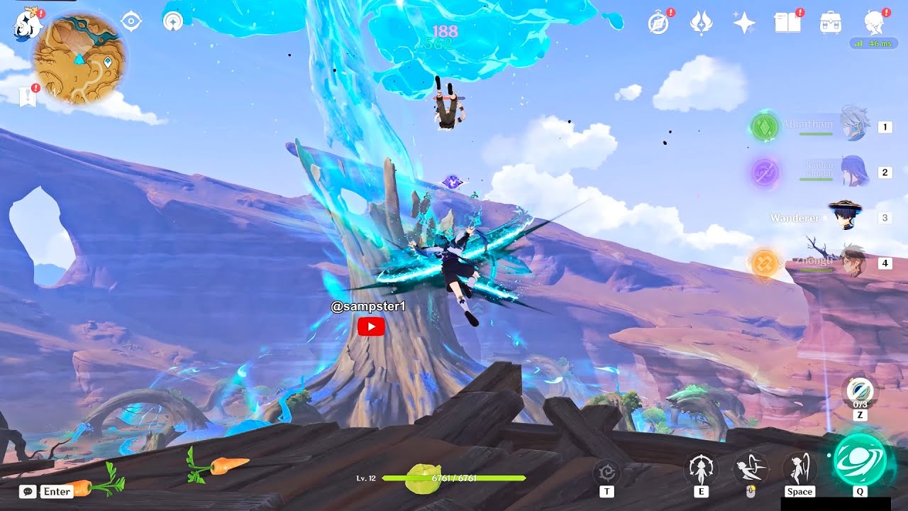 low level Wanderer making enemies fly (compilation) - YouTube